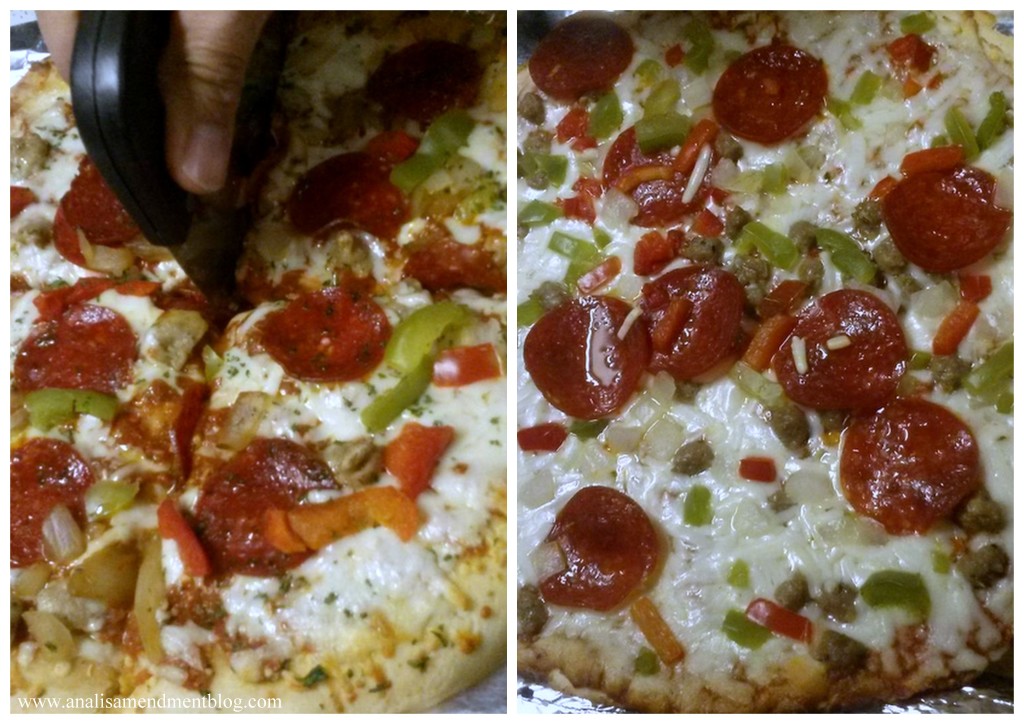 Frozen Pizza Taste Test ~ Red Baron v. DiGiorno - Anali's Next Amendment